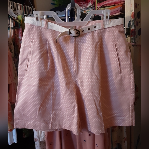 Koret | Shorts | Nwt Vintage Pink Polka Dot Shorts | Poshmark